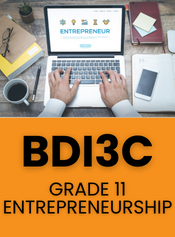 BDI3C, Grade 11 Intro to Entrepreneurship - School Conex