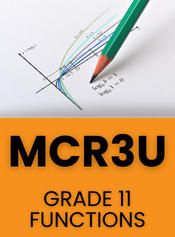 MCR3U, Grade 11 Functions - School Conex
