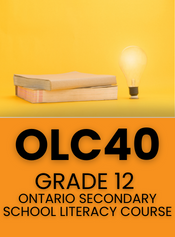 OLC4O, Grade 12 Ontario Secondary School Literacy - School Conex