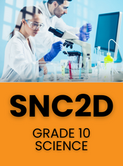 SNC2D, Grade 10 Science - School Conex